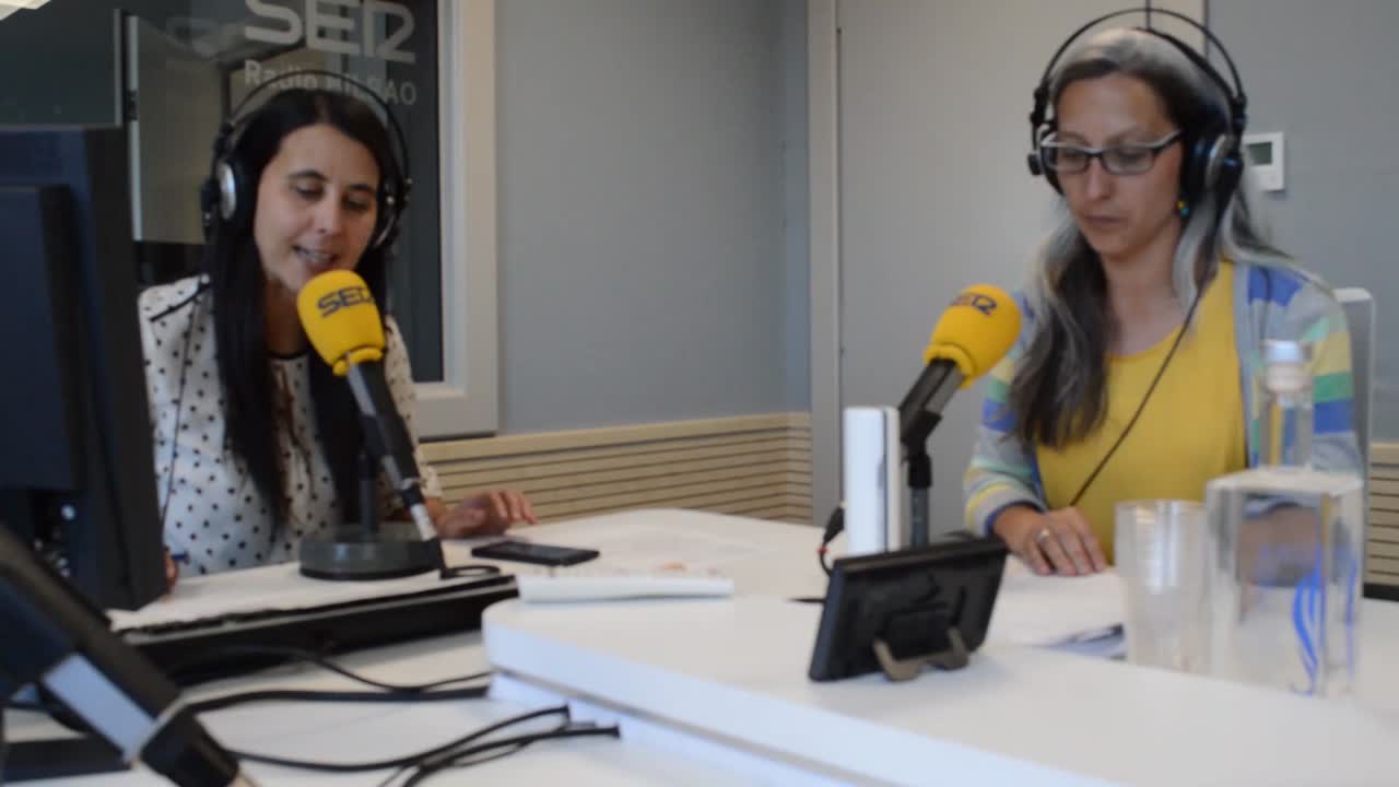 La candidata a la Diputación de Elkarrekin Podemos, Eneritz de Madariaga, entrevistada en Hora ...