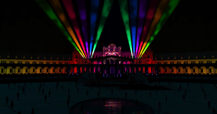 El espectáculo de luces e inteligencia artificial de Icónica Fest en la ...