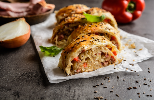 Strudel de verduras, la receta con sabor europeo